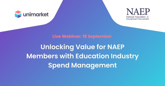 Unimarket and NAEP Announce Live Webinar to Help Higher Ed Institutions ...