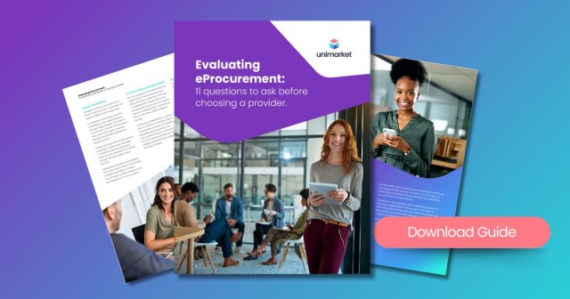 Unimarket releases new eGuide, "Evaluating eProcurement Solutions."