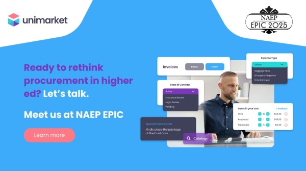 Let's meet us at NAEP EPIC & streamline your source-to-pay processes | Unimarket